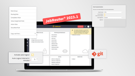 To the JobRouter blog, interesting articles Stay up to date